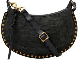 Isabel Marant Sac &eacute;paule Oskan Moon en cuir su&eacute;d&eacute;