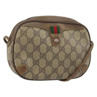 Gucci Sac bandouli&egrave;re en plastique Pre-owned - Femme - Pre-owned - Beige - Taille: ONE Size
