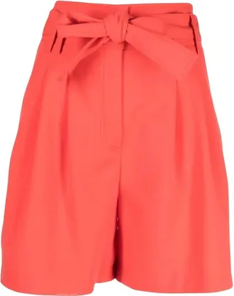 Sonia Rykiel Shorts ajust&eacute;s taille haute - Femme - Shorts - Orange - Taille: 40 FR