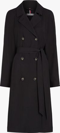 Tommy Hilfiger Trench-coat crois&eacute; ceintur&eacute;