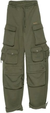 The Attico Femme, Pantalons, Vert, Taille: 34 FR Pantalon large