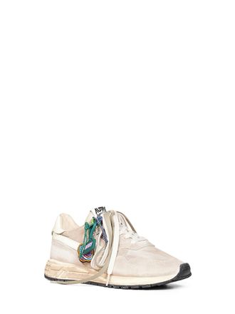 Autry Mens Sneakers Reelwind Super Vintage Suede-Nylon Multicolour Trainers