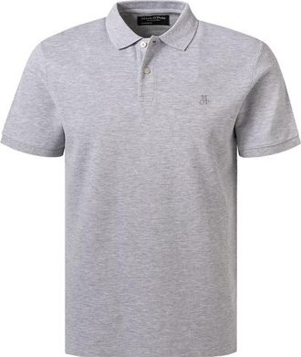 Marc O'Polo Herren Polo-Shirt grau meliert