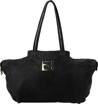 Fendi Crossbody Bags - Fendi Black Nubuck Glitter Chain Handbag - Gr. unisize - in Bunt - f&uuml;r Damen