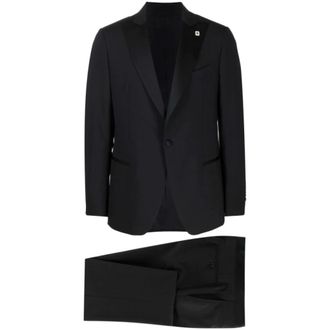 Lardini Homme, Costumes, Noir, Taille: M Completo due pezzi monopetto