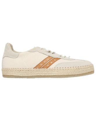 Woolrich Doubleu Tennis Sneaker aus Baumwolle mit Veloursleder-Details in