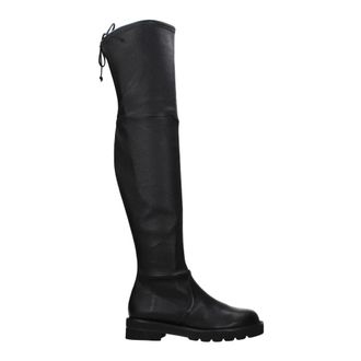 Stuart Weitzman Lowland Lederstiefel - - Shoes - Damen - Schwarzk - 35 1/2 EU