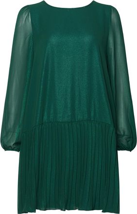 Noella Dagmar Lurex-Kleid in Gr&uuml;n