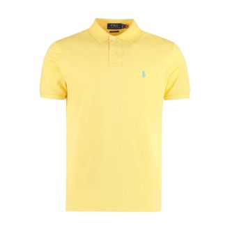 Polo Ralph Lauren Baumwoll-Polohemd - - Tops - Herren - Gelb - M