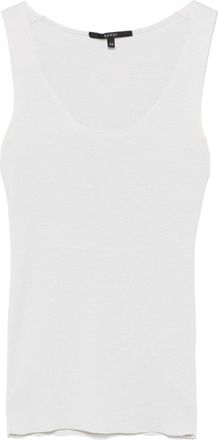 Gucci 2000s Lurex-Oberteil - Wei&szlig;