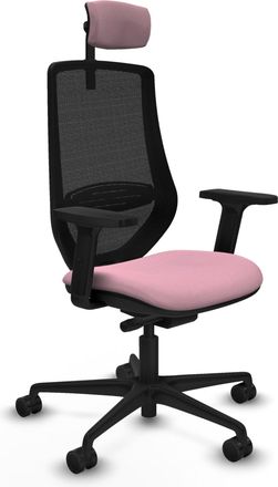 Piqueras y Crespo Ergonomischer B&uuml;rostuhl mit 2D-Armen, h&ouml;henverstellbare Lendenwirbelst&uuml;tze und h&ouml;henverstellbares Kopfteil und Neigungsverstellung, ausgestattet mit S