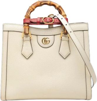 Gucci Sac &agrave; main Diana Pre-owned - Femme - Pre-owned - Blanc - Taille: ONE Size