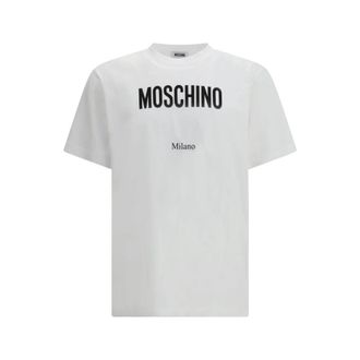 Moschino Cotton Jersey T-Shirt - - Tops - Herren - Wei&szlig; - XL