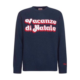 MC2 Saint Barth Heron Sweater - - Knitwear - Herren - Blau - XL