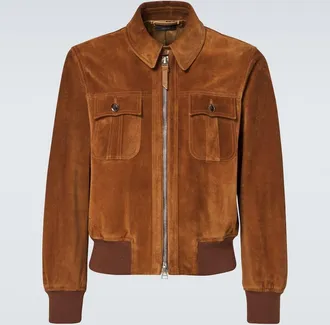 Tom Ford Blouson aus Veloursleder