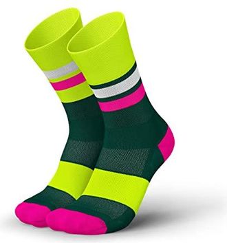 INCYLENCE Chaussettes de sport Tracks - pour le running - hautes/légères/respirantes - protection contre les ampoules - sarcelle - 35-38