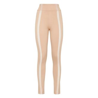 Philipp Plein Punto-di-Roma Stretch Jersey High Waist Leggings - - Trousers - Damen - Beige - XL
