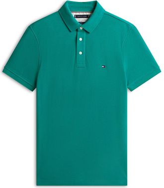 Tommy Hilfiger Piqu&eacute;-Poloshirt Slim Fit 1985 mit Stretch und Logo-Stickerei in