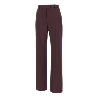 Eleventy Femme, Pantalons, Violet, Taille: 38 FR Straight Pantalons