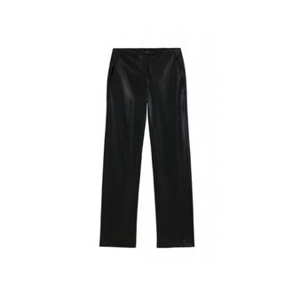 HUGO BOSS Femme, Pantalons, Noir, Taille: 38 FR Straight Pantalons
