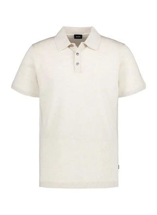 Joop Herren Polo-Shirt wei&szlig; unifarben