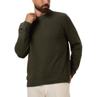 Selected Gr&uuml;ner Strick-Crew-Neck-Pullover - - Knitwear - Herren - Gr&uuml;n - XL
