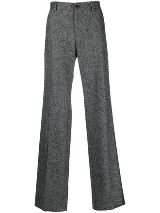 Dolce & Gabbana pantalon de costume à coupe droite - Gris