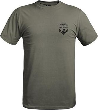 A10 Equipment T-Shirt Strong Troupes de Marine Vert Olive, XS