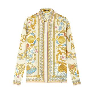 Versace Damen, Blusen & Hemden, Gelb, MGr&ouml;&szlig;e