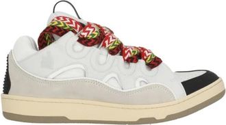 Lanvin Homme, Chaussures, Blanc, Taille: 46 EU Curb Baskets