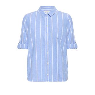 Part Two Blau-wei&szlig; gestreifte Hemdbluse - - Blouses & Shirts - Damen - Blau - 2XS