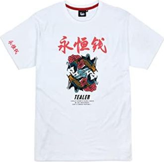 Tealer T- Shirt Lucky, Blanc, L Mixte