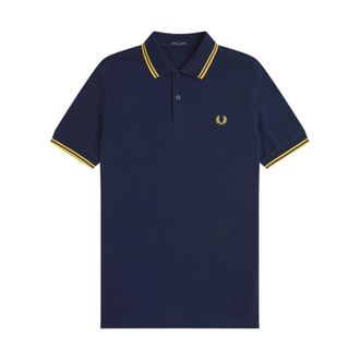 Fred Perry Twin Tipped Polo - - Tops - Herren - Blau - S