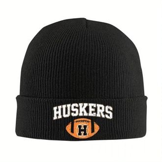 Generic Casquettes de Baseball pour Hommes Hommes, Haddonfield Huskers Football Tricote Chapeau de Bonnet Bonnet dAutomne Hiver Acrylique Chaud Casquettes de 
