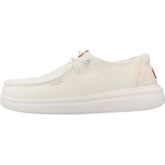 Hey Dude Wendy Rise Chambray Grid - - Shoes - Damen - Wei&szlig; - 40 EU