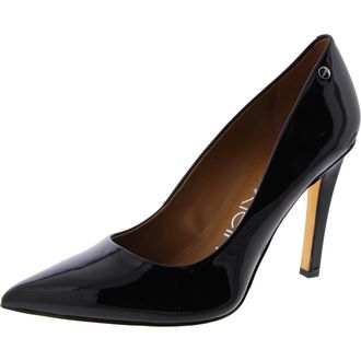 Calvin Klein Damen Brady Pumps, Schwarz Lack, 39.5 EU