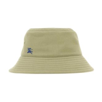 Burberry Femme, Accessoires, Vert, Taille: M Cotton Bucket Hat