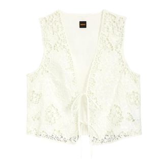 HUGO BOSS C Irika Gilet - - Tops - Damen - Wei&szlig; - XL