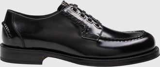 Dolce & Gabbana Derby-Schuhe aus geb&uuml;rstetem Kalbsleder mit runder Kappe