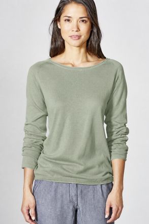 Hempage Hempage Damen vegan Pullover Raglan Kaktus