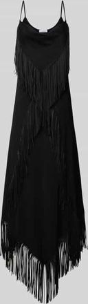 Paco Rabanne Midikleid mit Ausfransungen