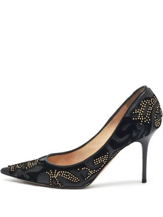 Jimmy Choo London escarpins Anouk 85 mm à perles - Noir