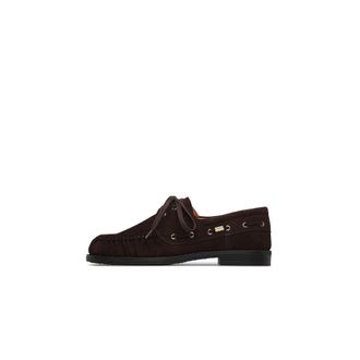 Loriblu Femme, Chaussures, Brun, Taille: 35 EU Mocassins en daim