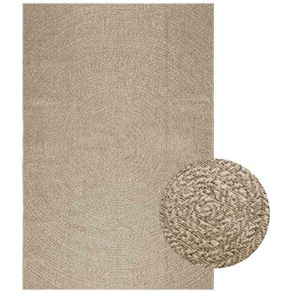 vidaXL vidaXL Tapis ZIZUR beige 160x230 cm aspect de jute int&eacute;rieur ext&eacute;rieur