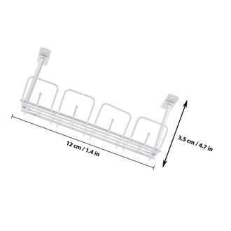 Supvox Kabelmanagement Ablagekorb unter Schreibtisch Graues PP Drahtgitter H&auml;ngefach ohne Bohren Platzsparender Organizer f&uuml;r B&uuml;ro und Zuhause