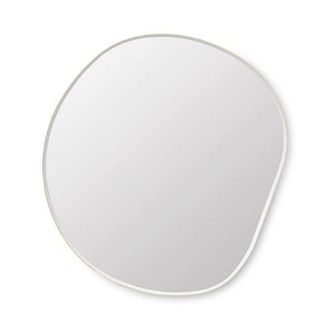 Ferm Living Miroir mural Pond - Métal - Zinc plaqué laiton - Designer Trine Andersen