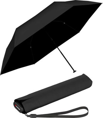 Knirps Taschenschirm US.050 Ultra Light Slim Manual mit UV- und Hitzeschutz - schwarz