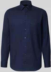 Olymp Regular Fit Businesshemd aus reiner Baumwolle mit Kentkragen