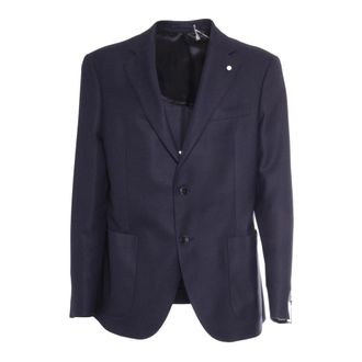 Luigi Bianchi Mantova Herren, Jacken, Blau, 3XLGr&ouml;&szlig;e