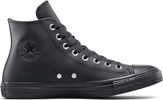 Converse Chuck Taylor All Star Haut d&eacute;perlant unisexe pour adulte, Noir/noir/noir, 11 Women/9 Men